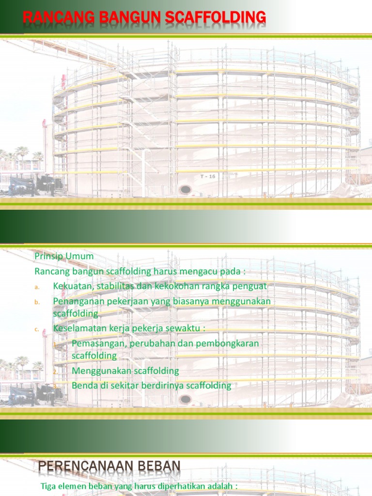 Rancang Bangun Scaffold | PDF