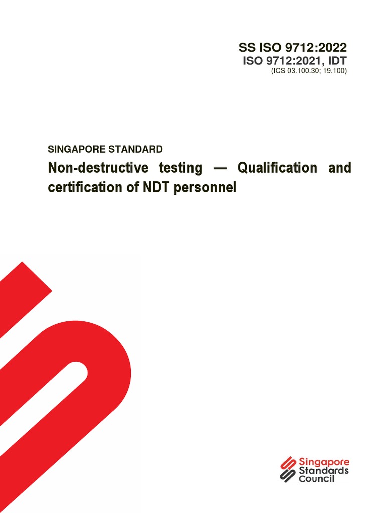 SS ISO 9712-2022 Preview | PDF | Nondestructive Testing | International ...
