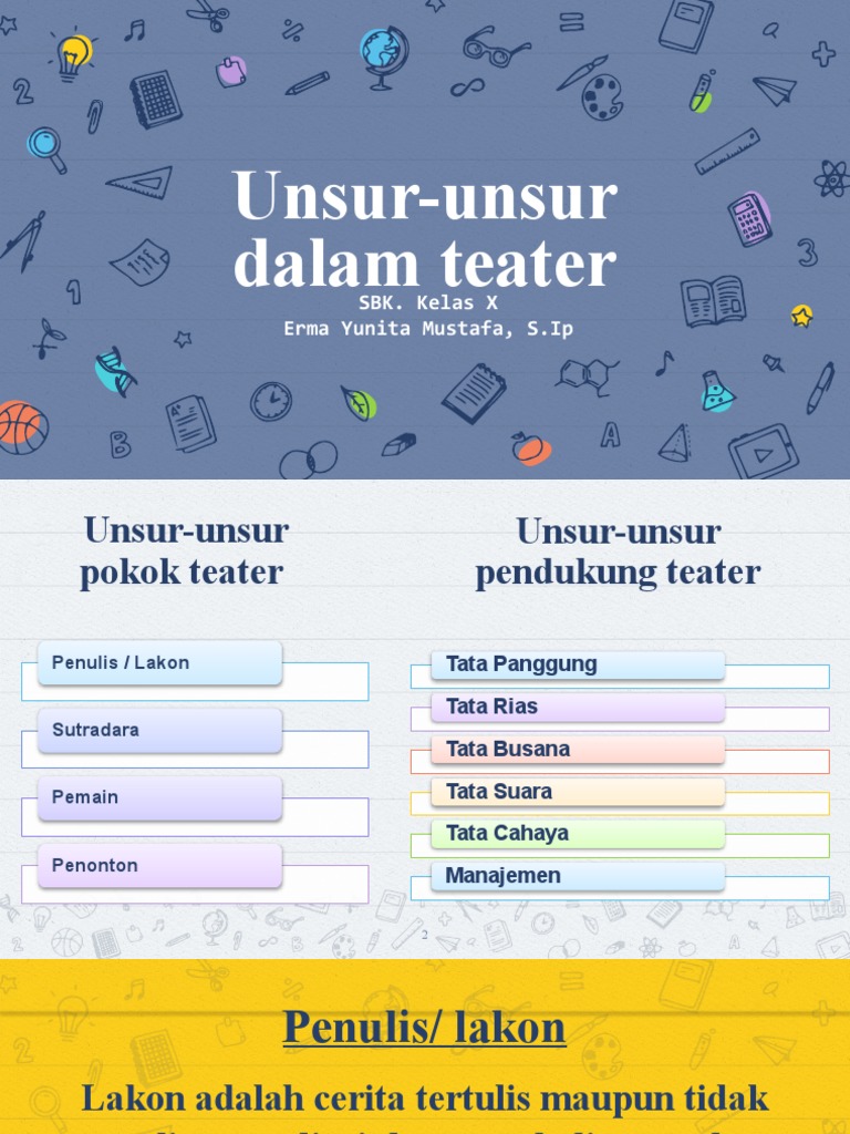 Materi 2 Unsur Teater | PDF