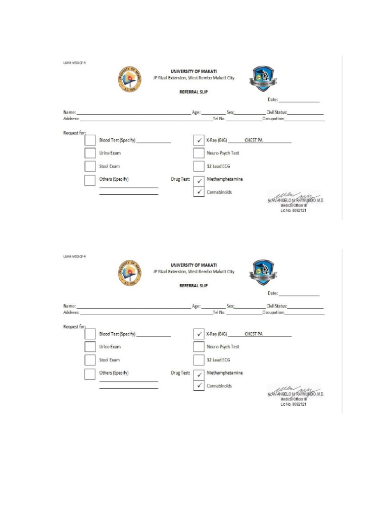 Referral-Slip | PDF