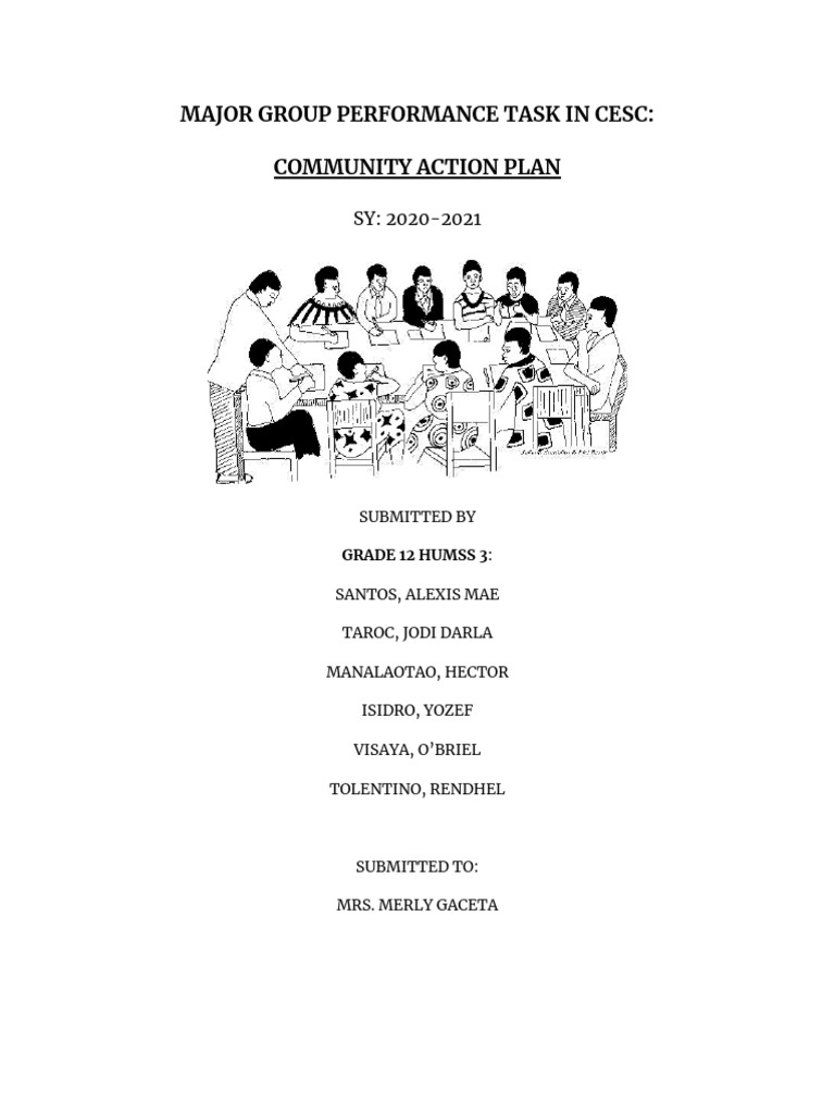 Community Action Plan | PDF | Community
