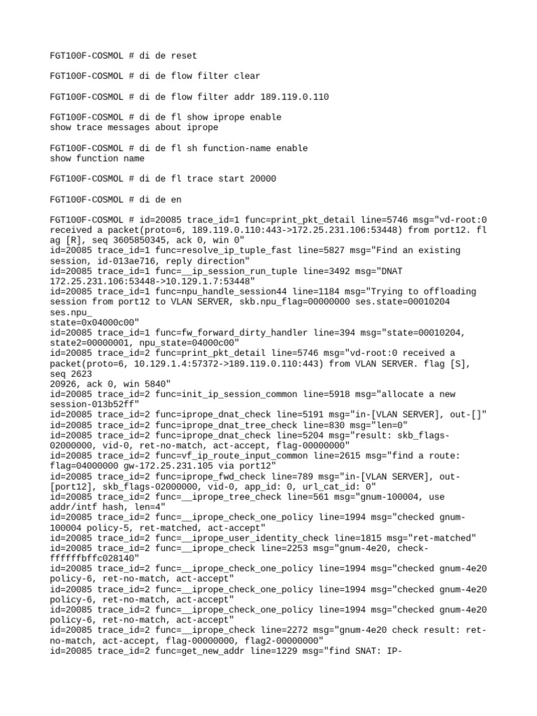 Console Output Cli Console Pdf Transmission Control Protocol Networking Standards