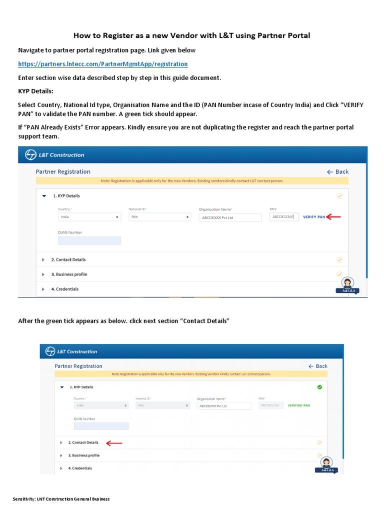 How To Register New Vendor | PDF | Login | Password