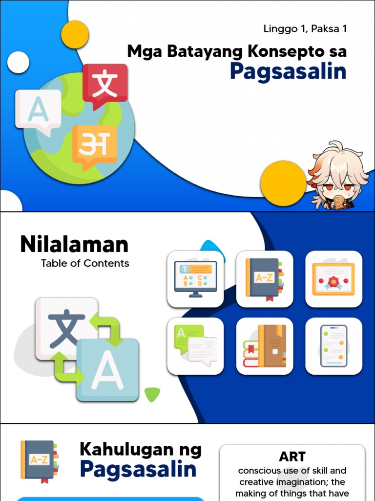 Batayang Konsepto ng Pagsasalin | PDF | Translations | Communication