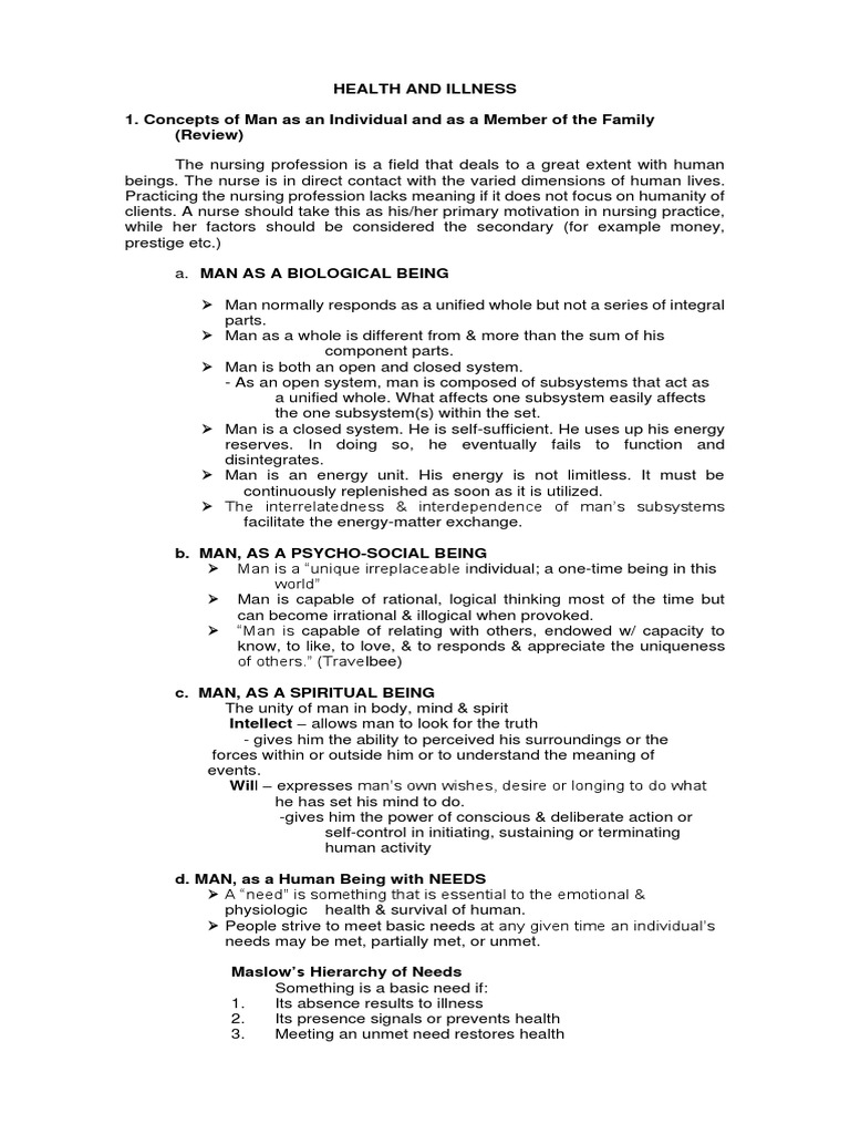 Health and Illness | PDF | Behavioural Sciences | Cognitive Science