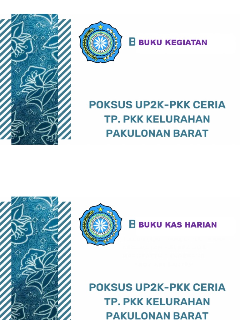 Contoh Sampul Buku PKK Desa | PDF | Agama & Spiritualitas