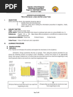 Lesson Plan in English Transcode Linear To Non Linear and Vice Versa ...