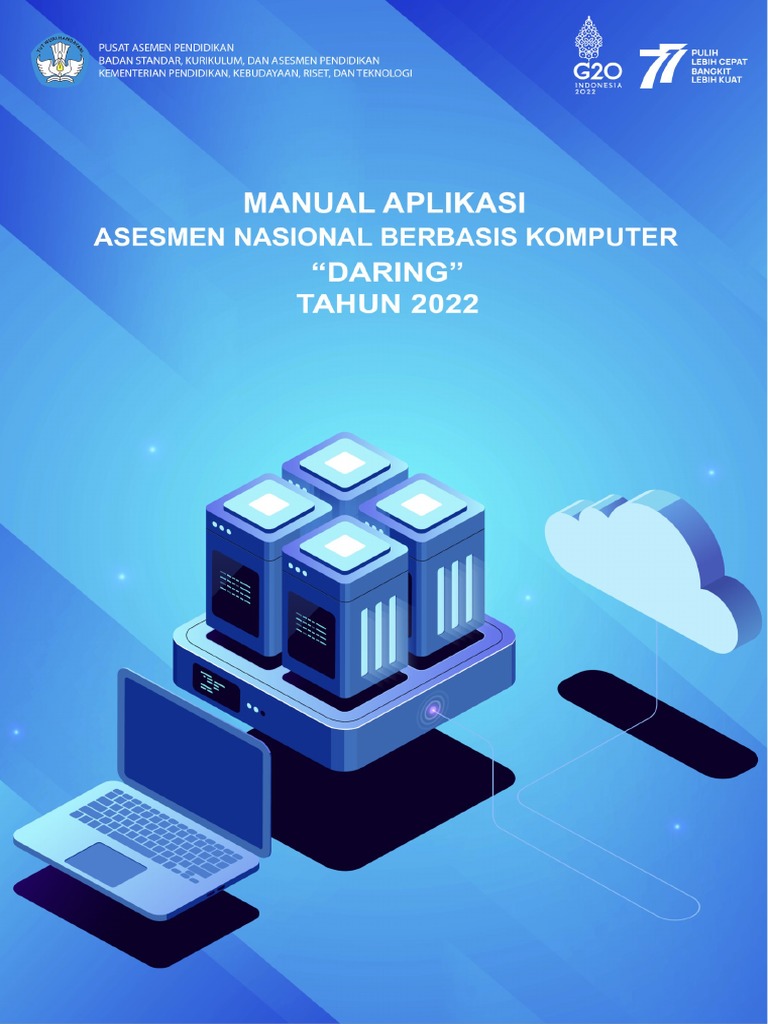 Manual Aplikasi Anbk Online 21222022 | PDF