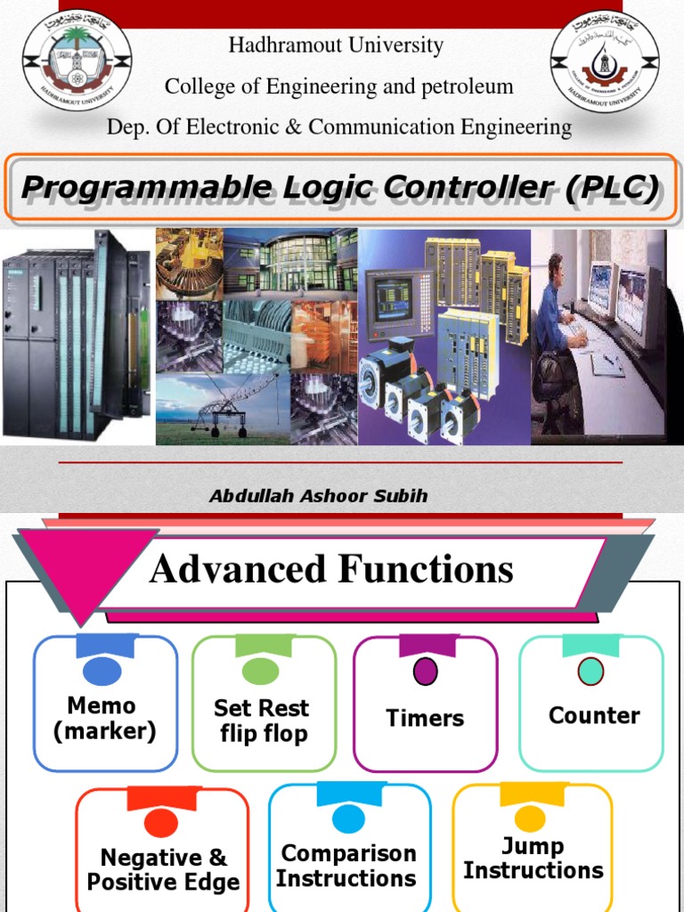 Programmable Logic Controller (PLC) | PDF | Programmable Logic ...