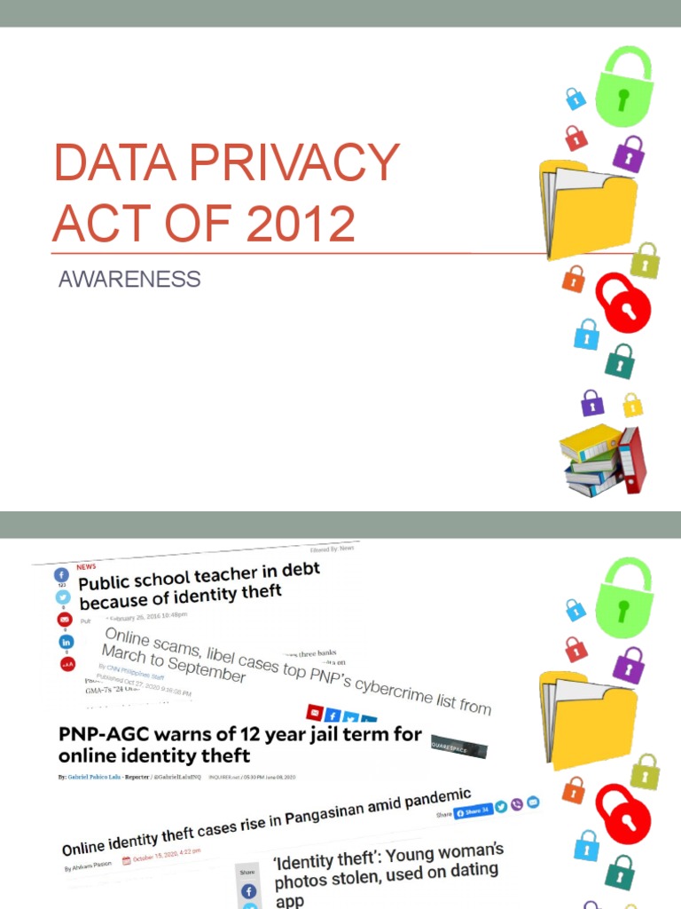 Data Privacy ACT OF 2012: Awareness | PDF | Privacy | Information