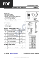 TO-3 Power Transistor Specifications | PDF | Bipolar Junction ...