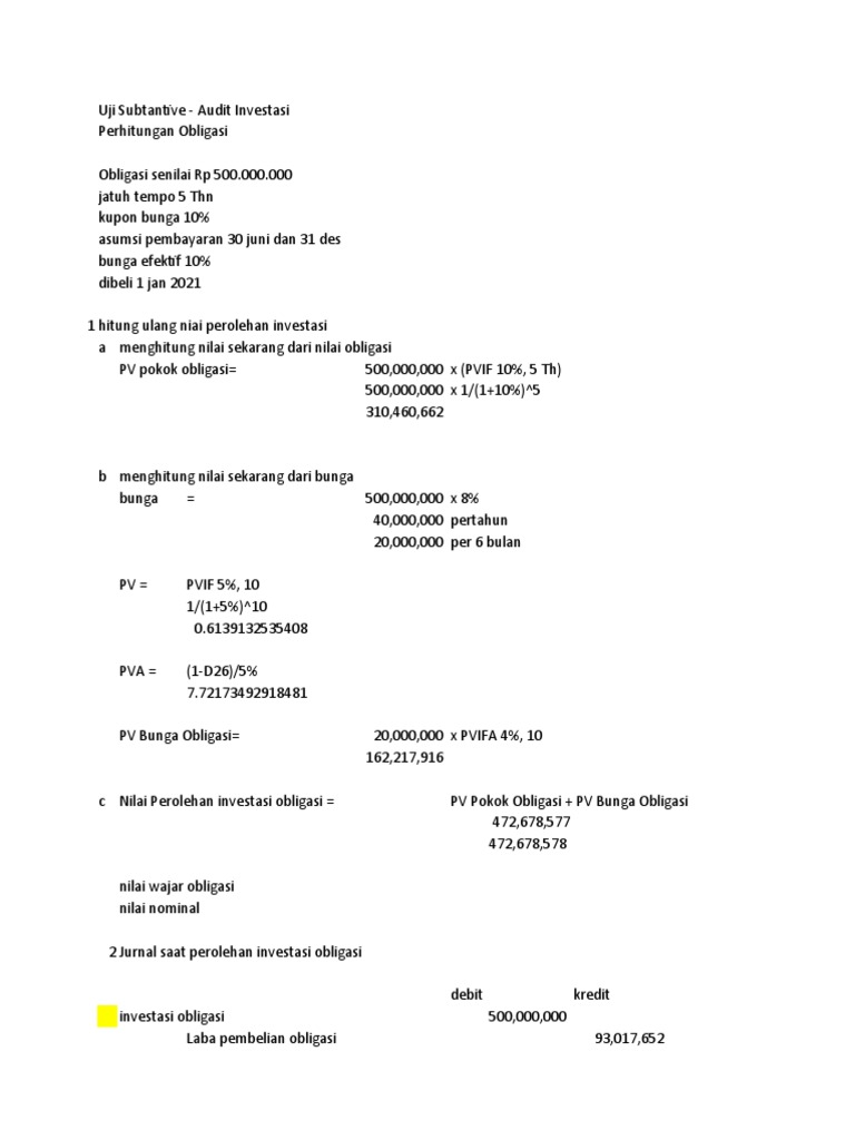 Audit Investasi | PDF