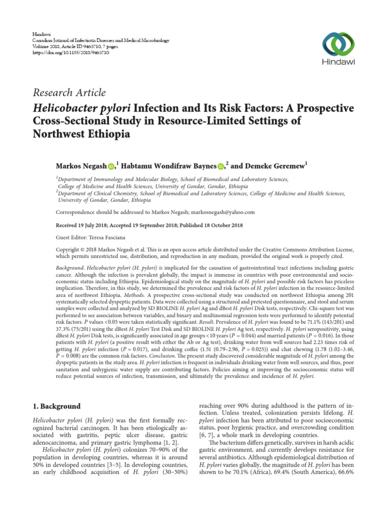 H Pylori | PDF | Infection | Indigestion