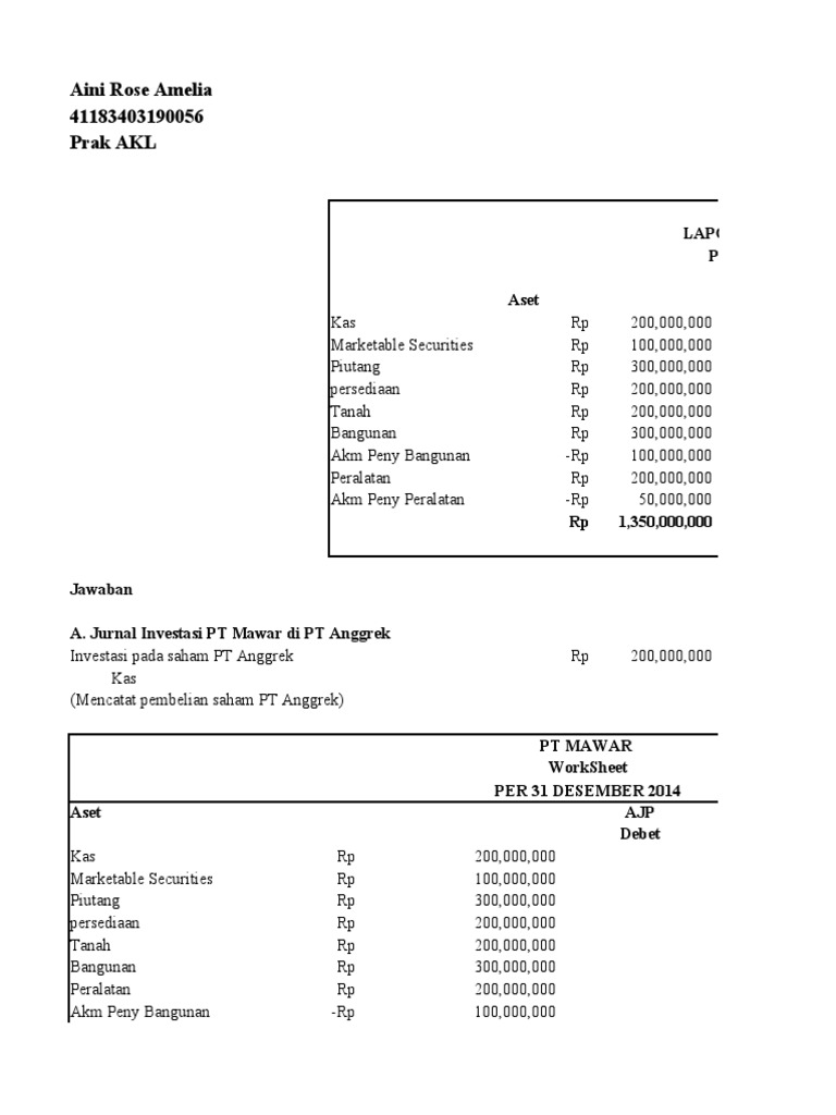 BAB8-Aini Rose Amelia-Prak AKL | PDF
