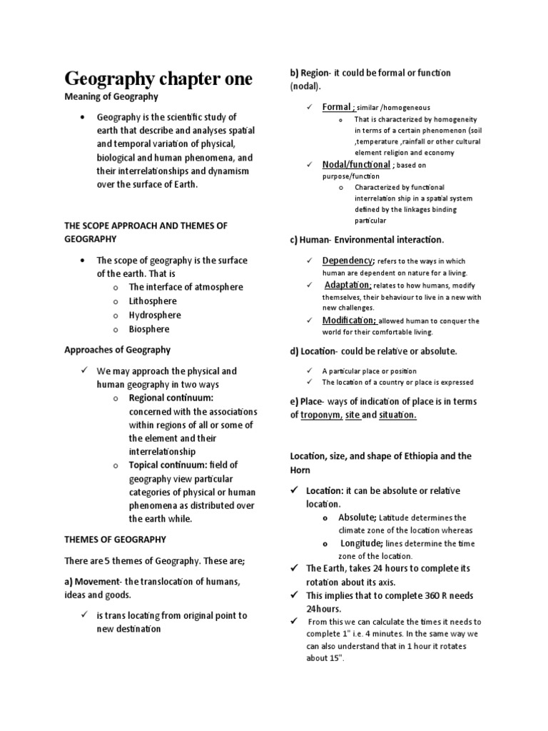 Geography Chapter One | PDF | Geologic Time Scale | Rock (Geology)