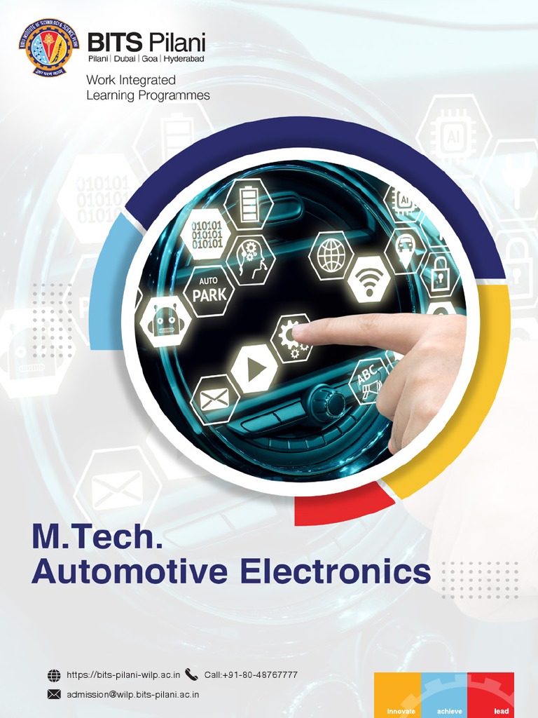 MTech Automotive Electronics | PDF | Computer Network | Control Theory
