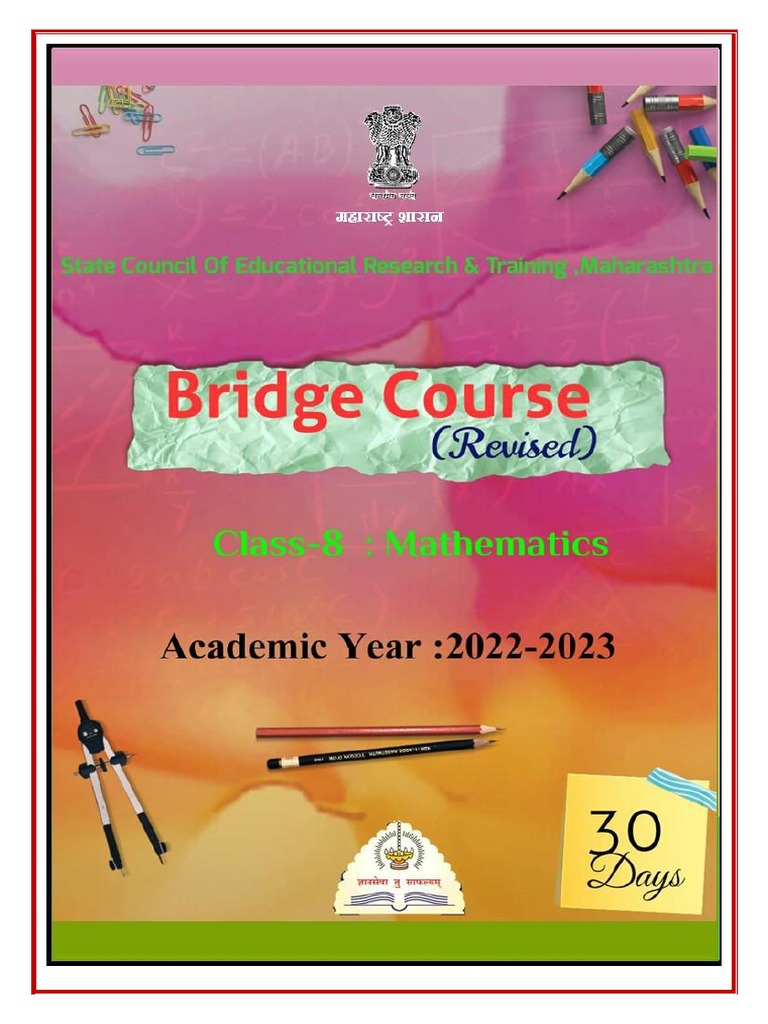 STD 8 TH Maths Bridge Course | PDF | Transaction Account | Banks