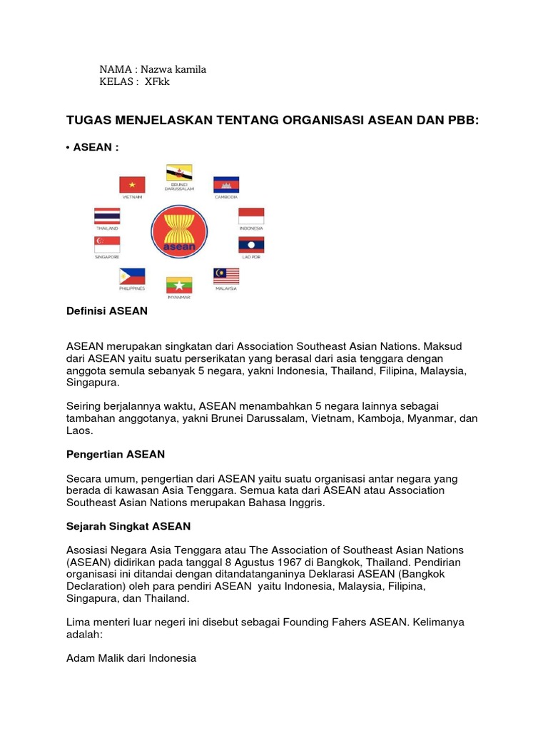 ASEAN Dan PBB | PDF
