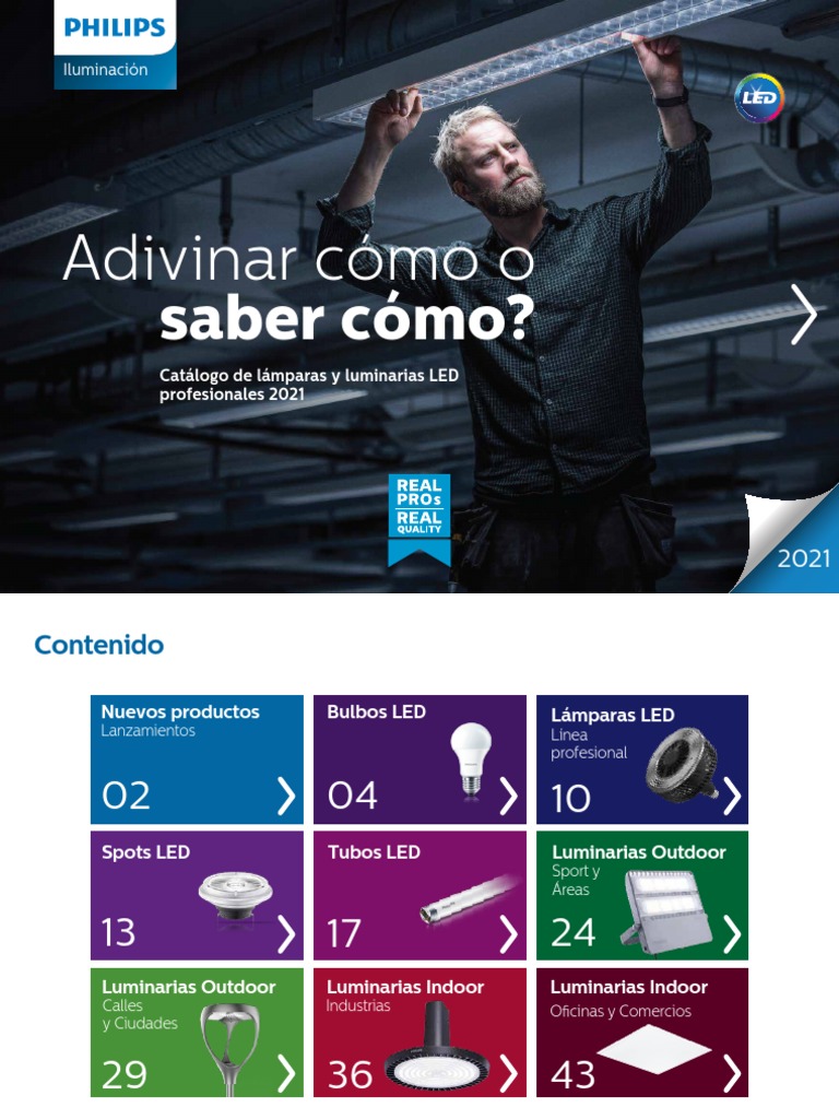 Catalogo de Lamparas y Luminarias Led Profesionales 2021 | PDF | Diodo ...