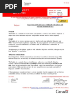 Inflatable Life Jacket Inspection Checklist | PDF