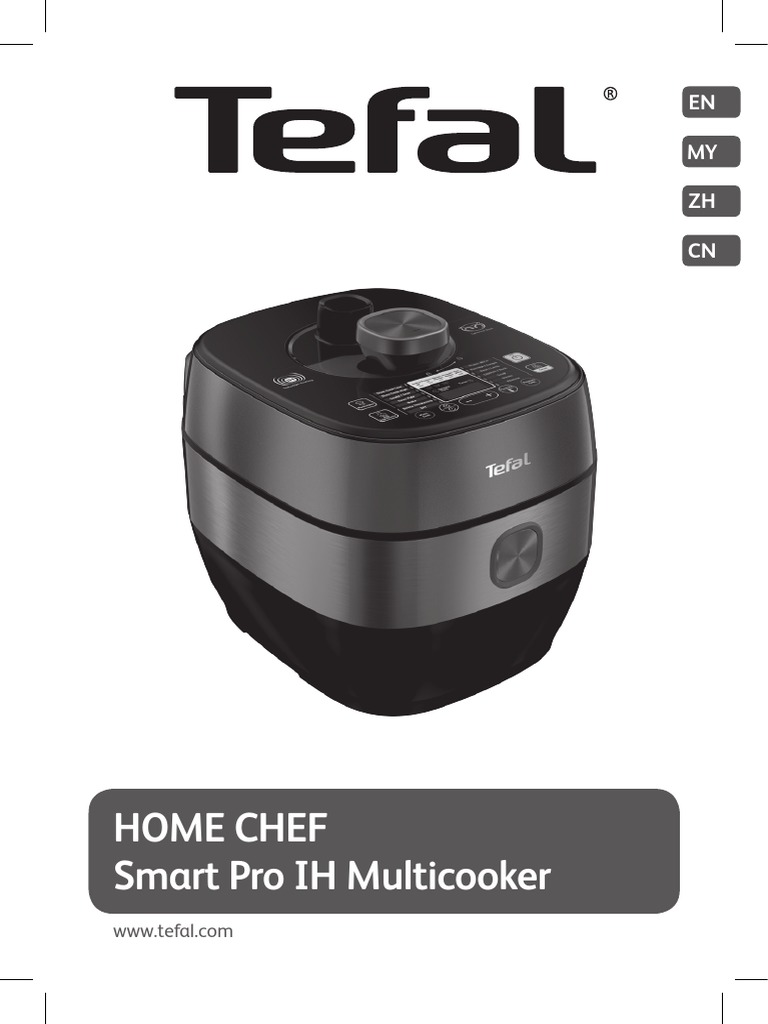 Tefal Smart Pro IH Multicooker Guide | PDF | Pressure Cooking ...