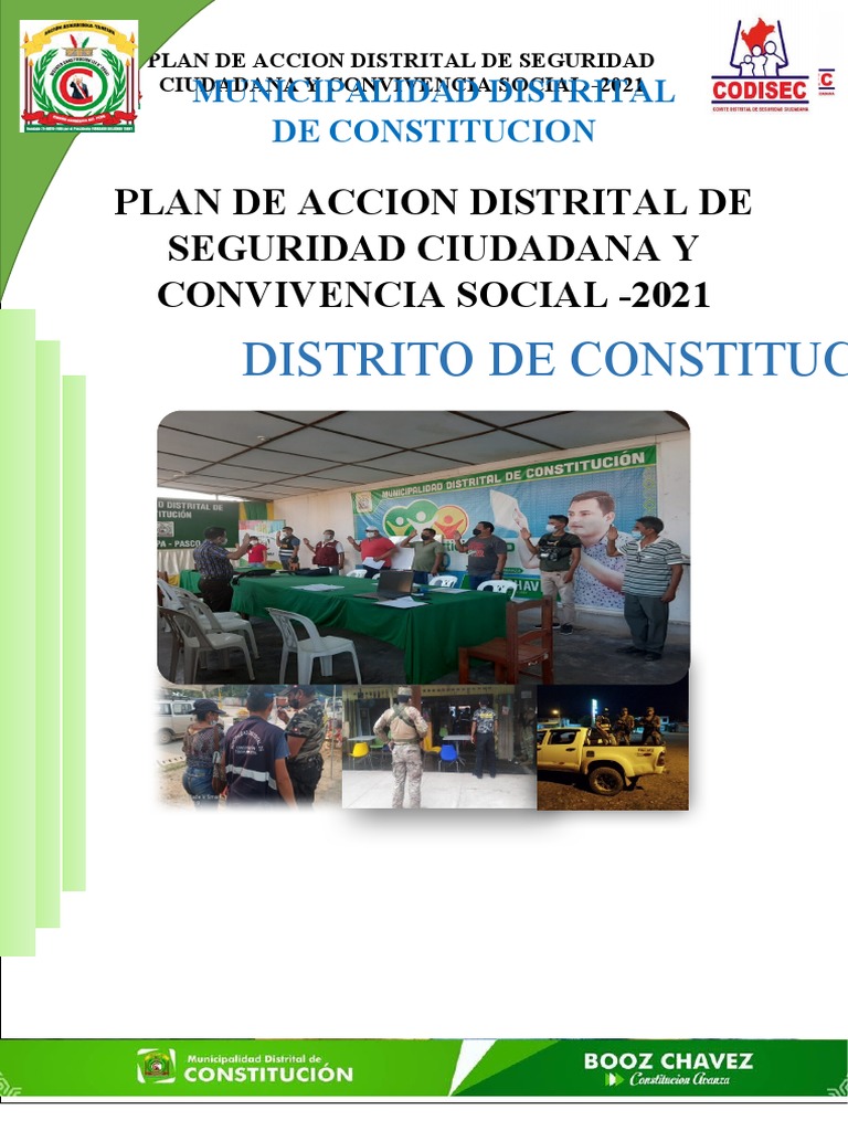 Plan de Codisec 2021-1 | PDF | Los bosques | Valores