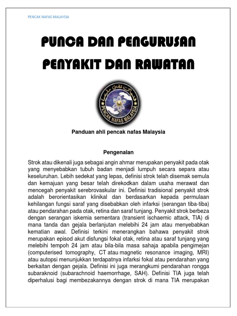 Cara Perubatan Islam (STROKE) | PDF