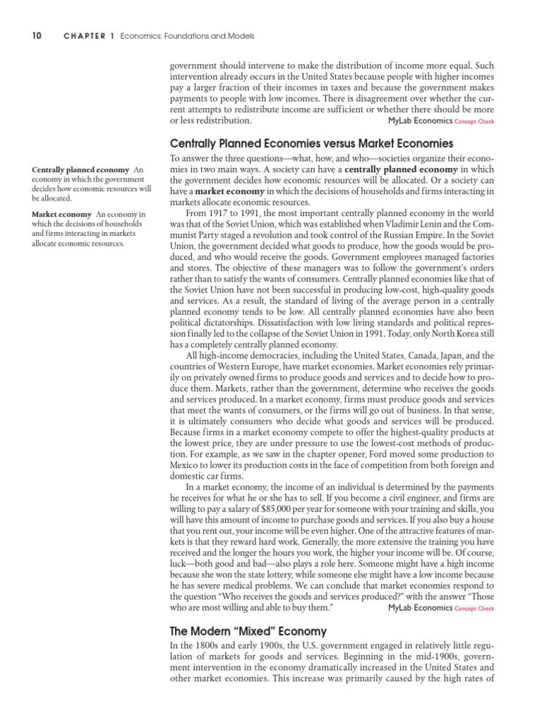 Centrally Planned Economies Versus Market Economies | PDF | Economics ...