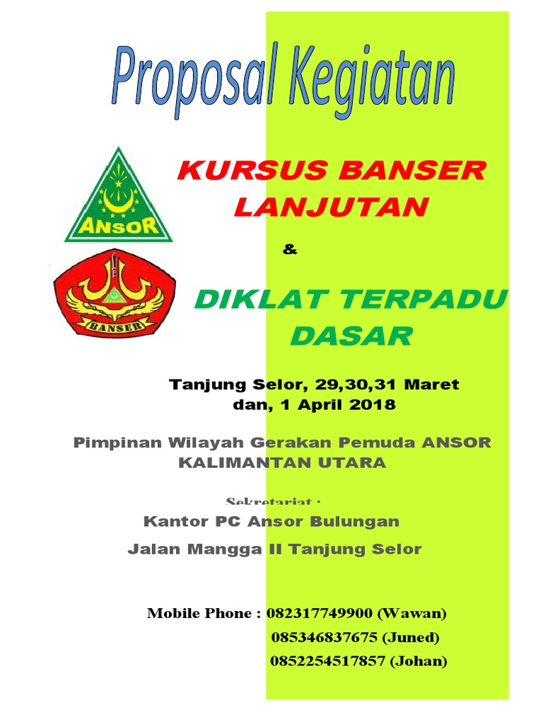 Proposal Susbalan | PDF