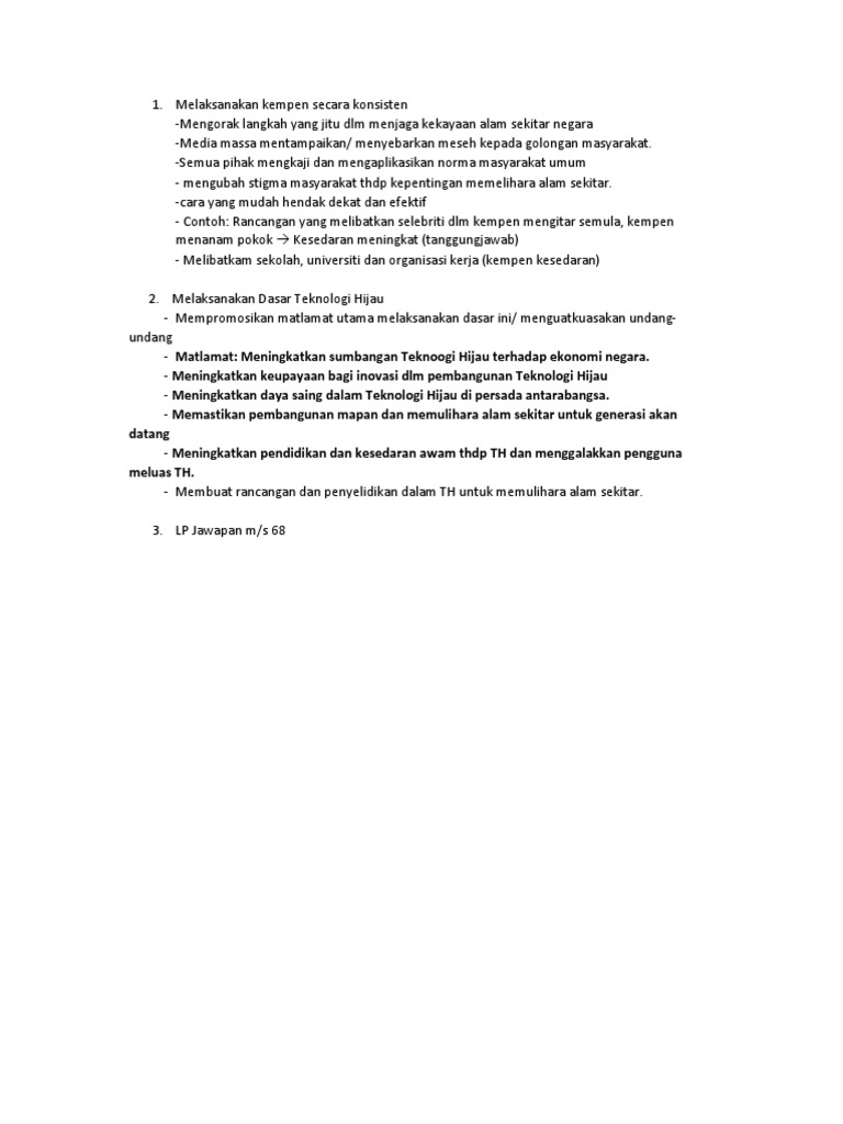 Pengajian Am Esei Model Sem 2 | PDF