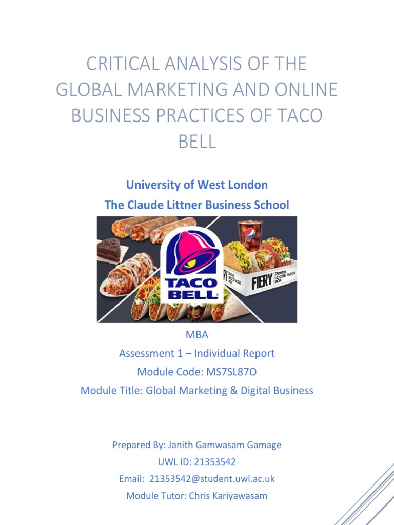 MS7SL870 Assignment 1 PDF | PDF | Fast Food Restaurants | Fast Food