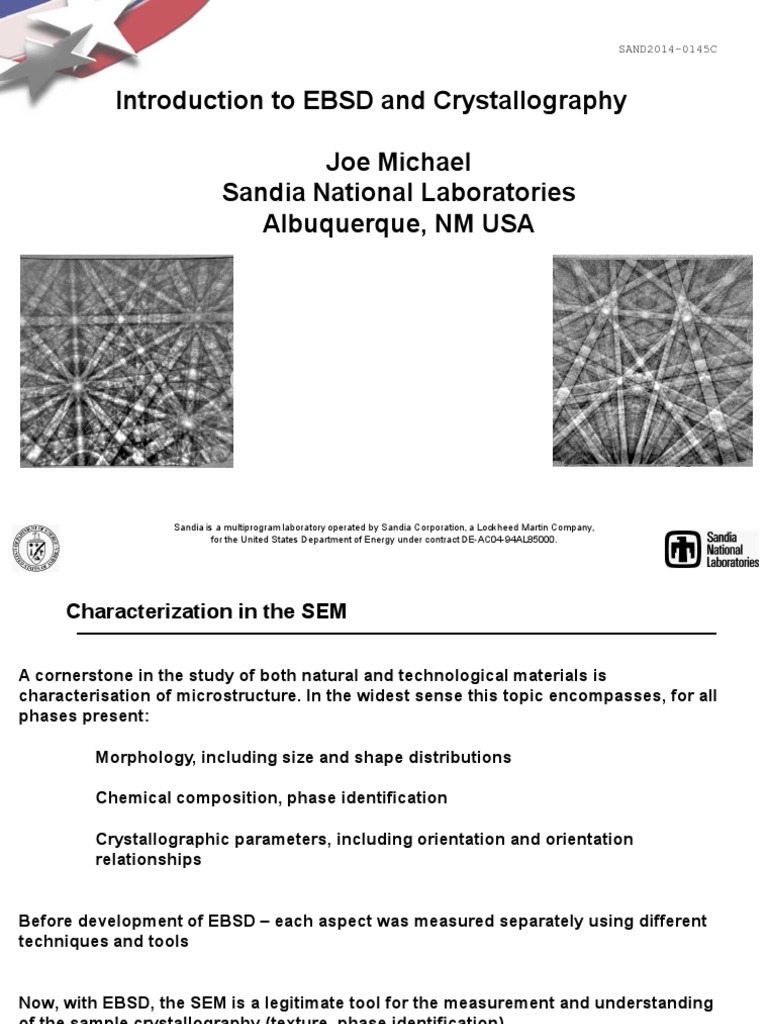 Sem Ebsd Phase Identification Pdf Scanning Electron Microscope