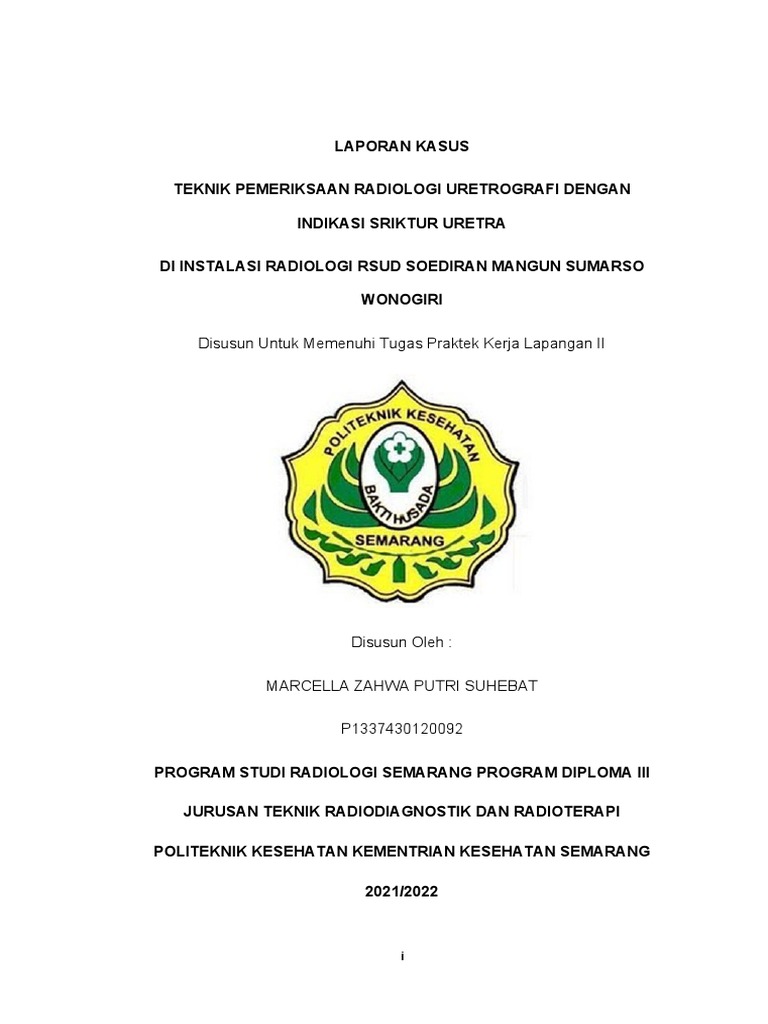 Uretrografi untuk Striktur Uretra | PDF | Sains & Matematika