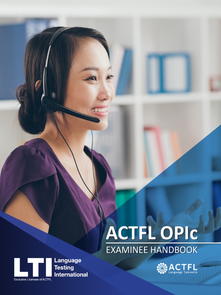 Opic Examinee Handbook | PDF | Cognition | Cognitive Science