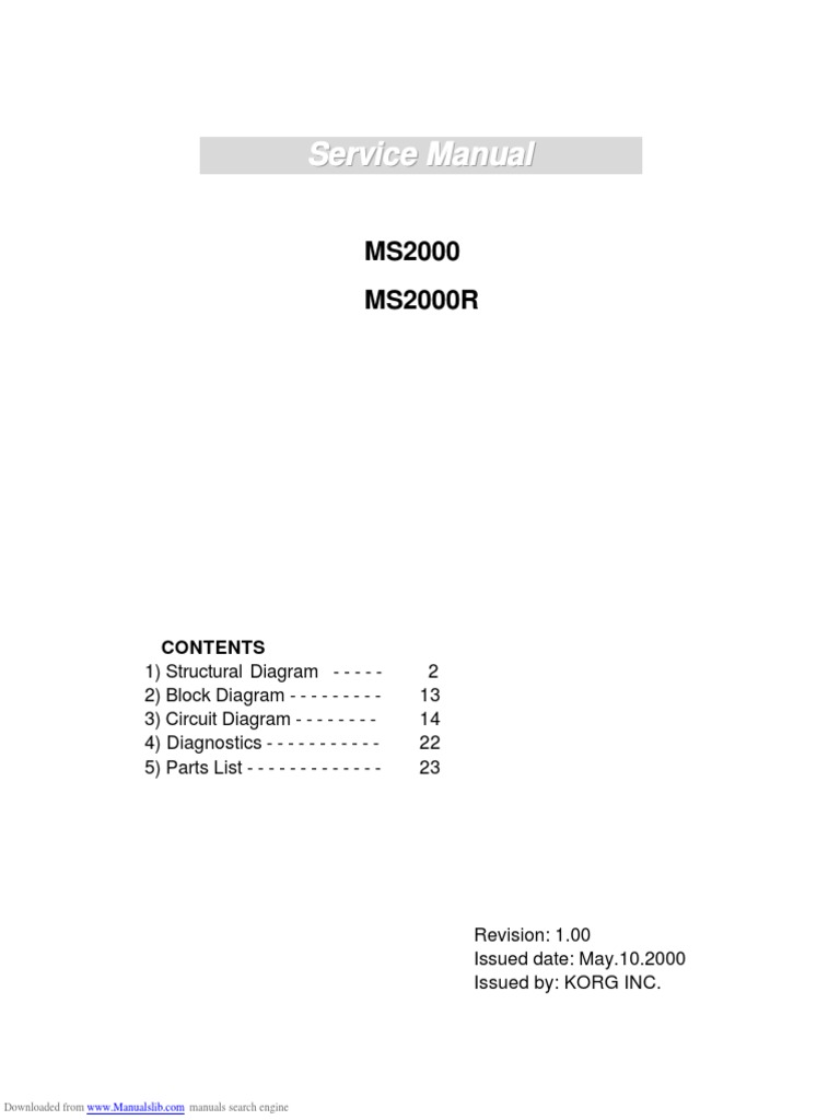 ms2000 | PDF | Electronic Engineering | Computer Engineering