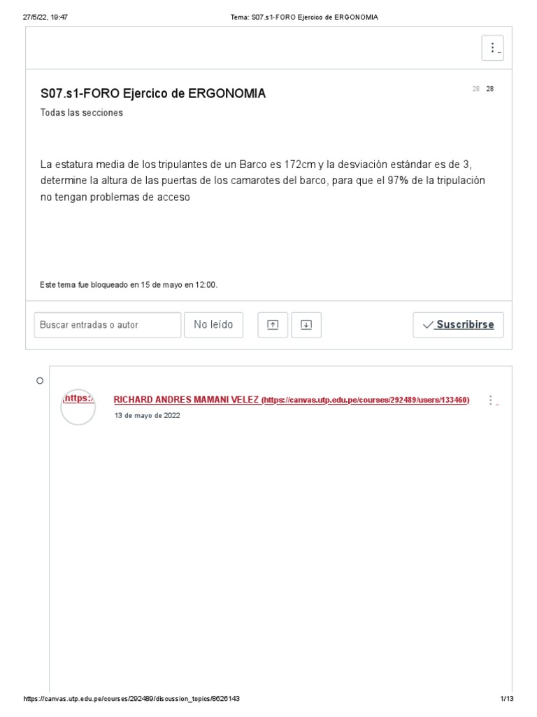 Tema - S07.s1-FORO Ejercico de ERGONOMIA | PDF | La interacción persona-ordenador