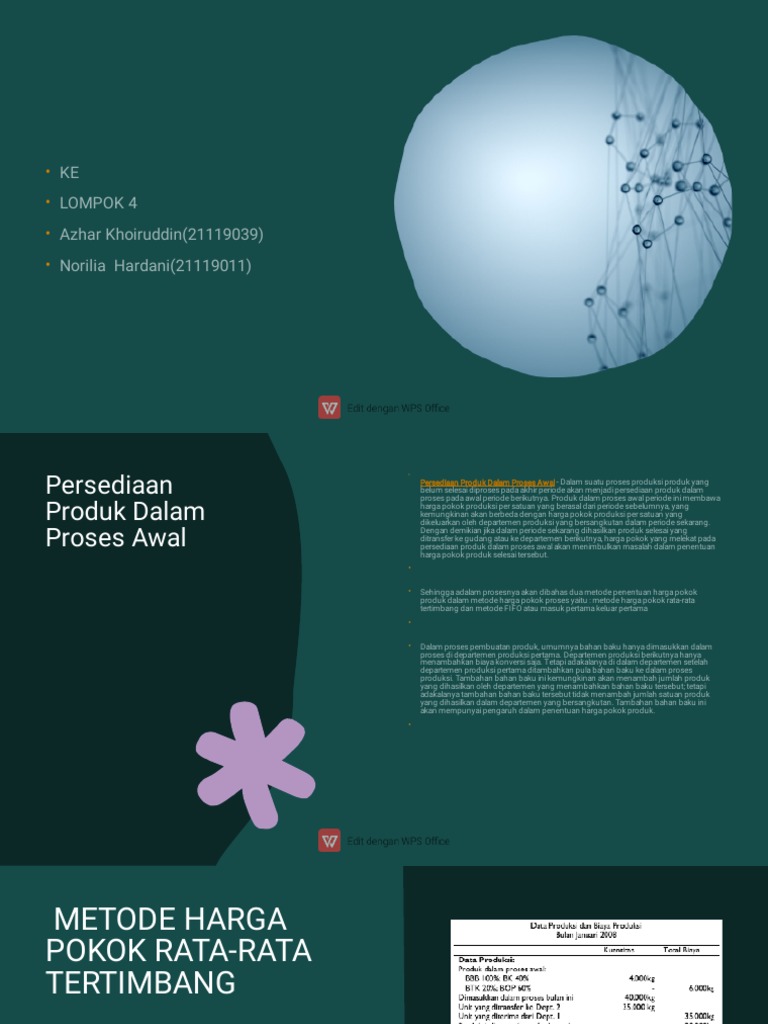 Metode Harga Pokok Rata-Rata Tertimbang | PDF