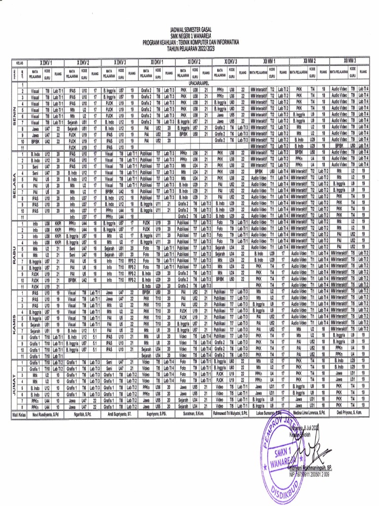 Jadwal DKV - MM | PDF