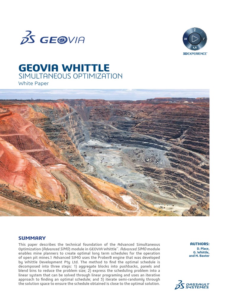 Strategic Mine Planning-1 | PDF | Mathematical Optimization | Linear ...