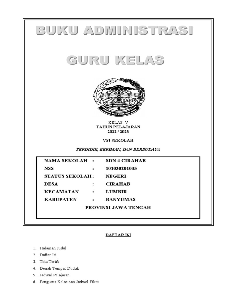 Buku Adm KLS 5 | PDF