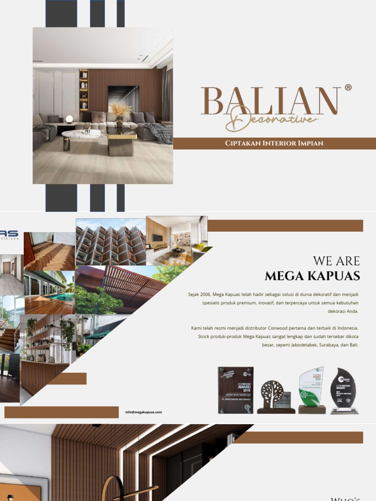 Balian Wall Panel: Solusi Dekorasi Elegan | PDF