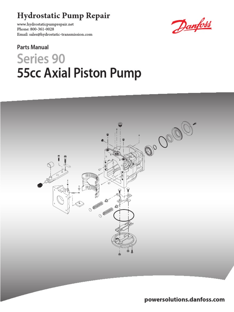 Danfoss 520L0889 Series 90 55cc Pump Parts Manual 2015 | PDF | Pump ...
