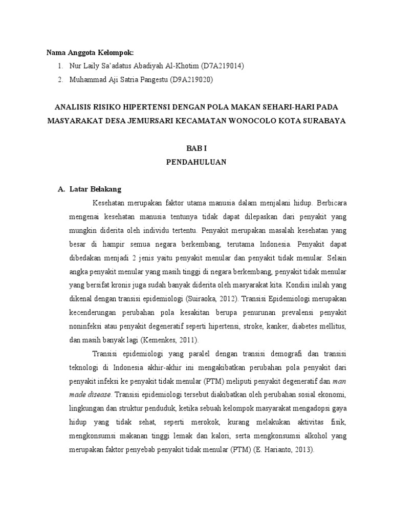 Rancangan Epidemiologi Rania Baru | PDF