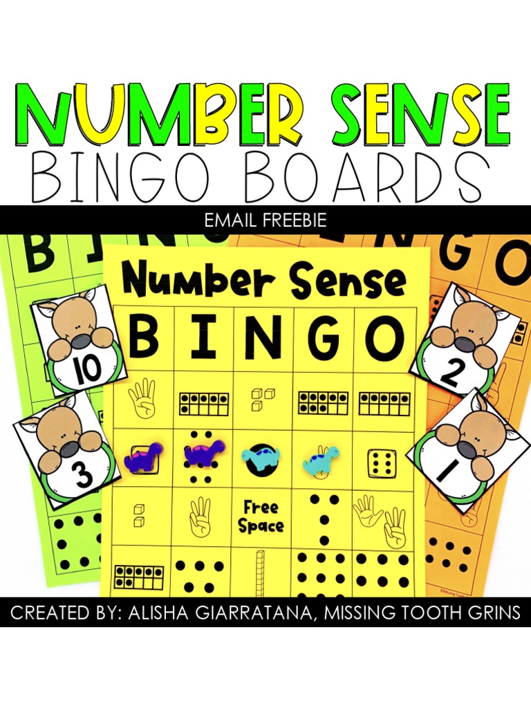 Number Sense Bingo | PDF | Computing | Communication