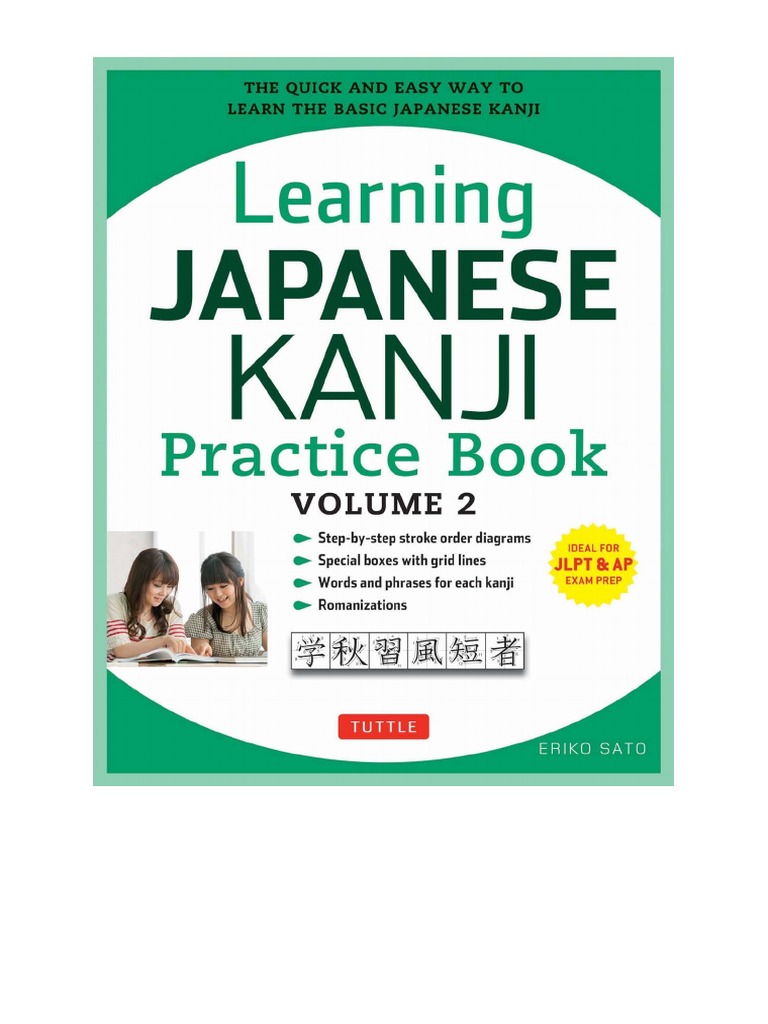 Learning Japanese Kanji Practice Book Volume 2 Vol. 2 | PDF | Languages ...