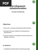 Unit-1 Development Administration - Concept and Meaning PDF | PDF ...