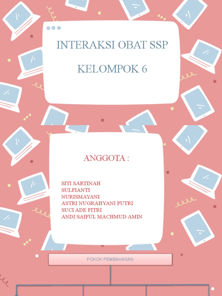 Interaksi Obat SSP Kelompok 6 . | PDF