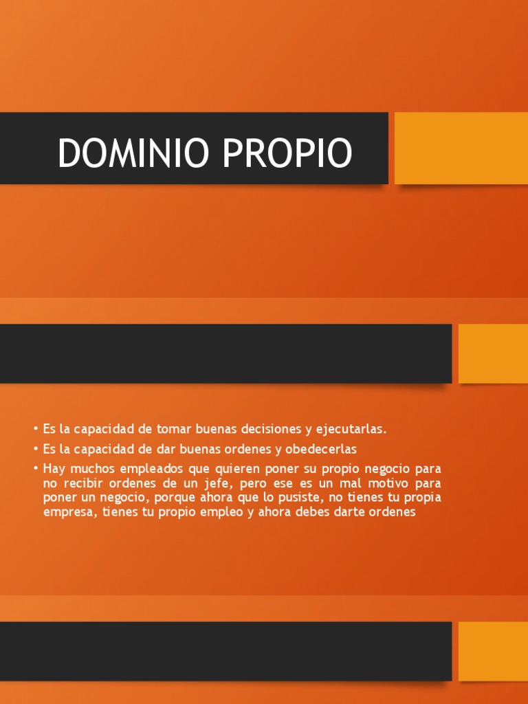 Dominio Propio | PDF | Mente