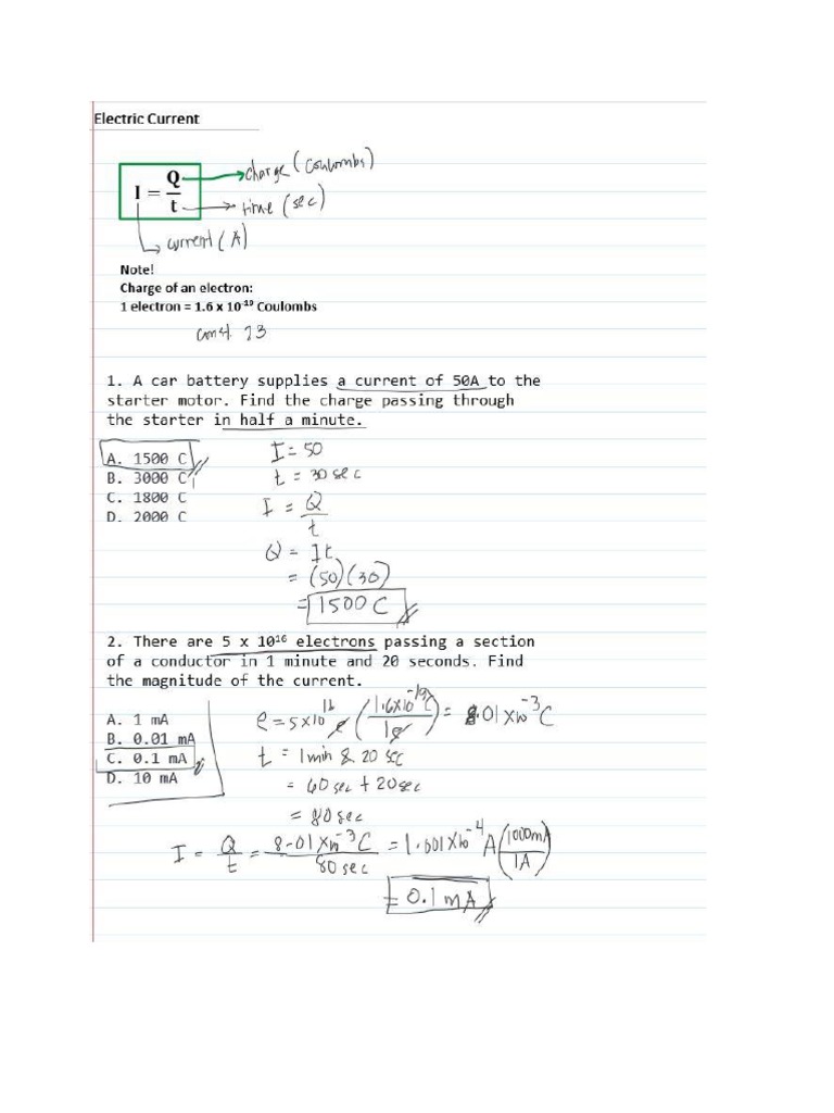 DC Circuits-NOTES | PDF