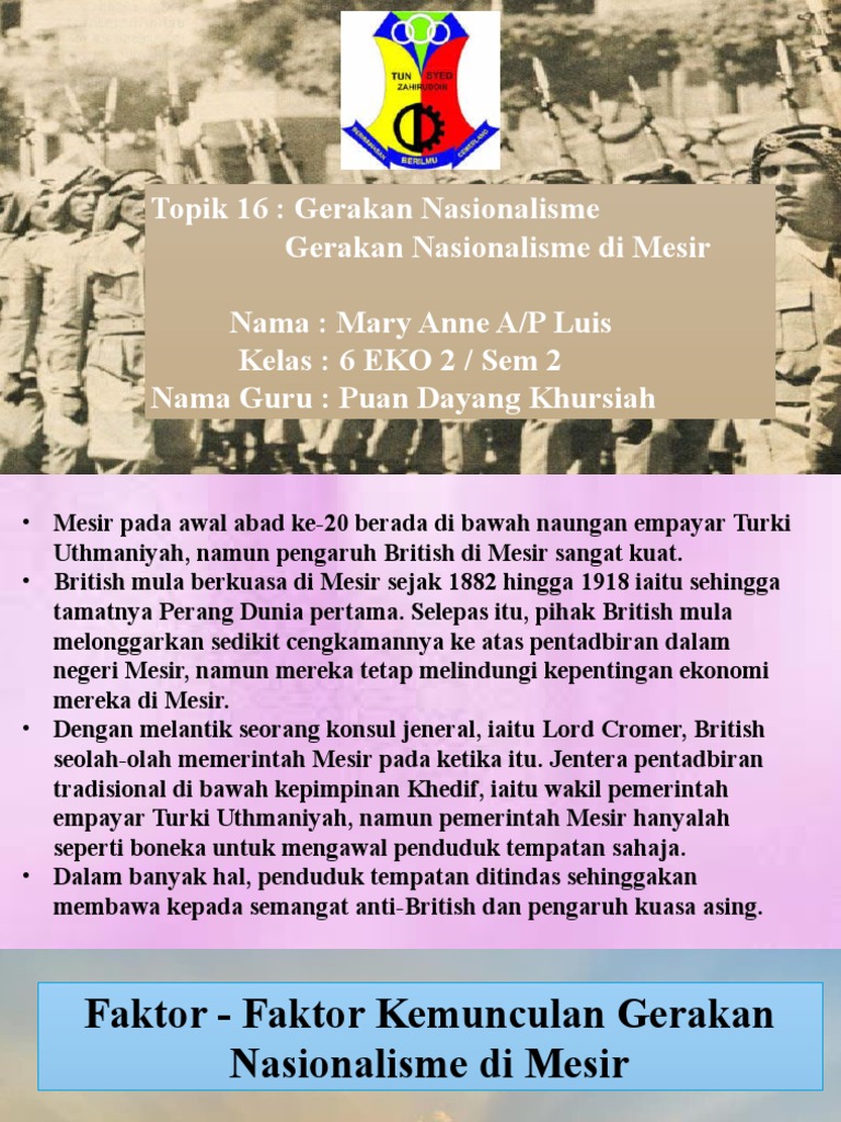 Gerakan Nasionalisme Di Mesir | PDF